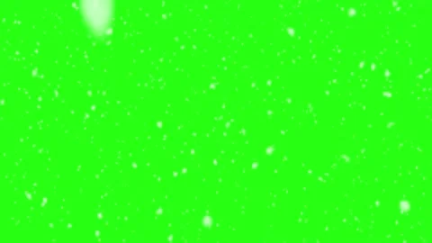 Snow falling on green screen background ... | Stock Video | Pond5