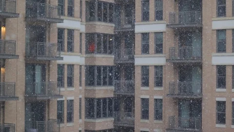 Snow Falling Outside Window Stock Videos – Royalty-Free HD & 4K Videos