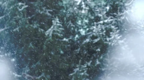 Falling Snow From Window Stock Video Footage | Royalty Free Falling ...