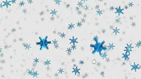 Snow Falling Alpha Channel Stock Footage ~ Royalty Free Stock Videos | Pond5