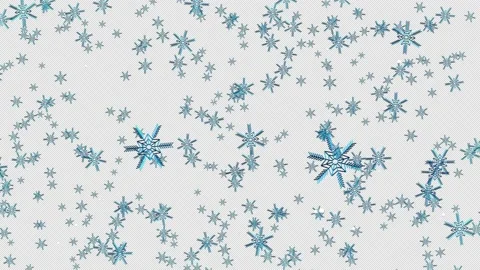 Snow falling on transparent background. ... | Stock Video | Pond5