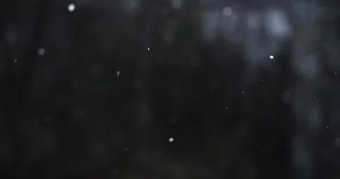 Snow flakes overlay, black background. W... | Stock Video | Pond5