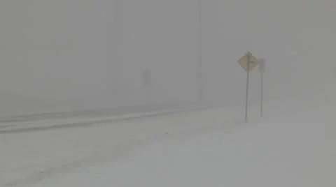 Snow, wind, blowing snow, stormy winter ... | Stock Video | Pond5