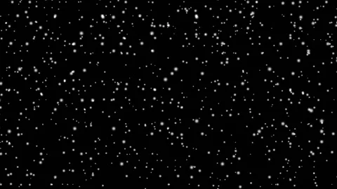 snowfall background on black screen | Stock Video | Pond5