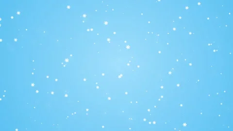 Snowfall on a blue background 2d animati... | Stock Video | Pond5