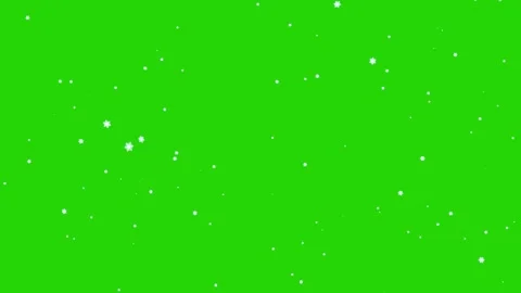Snowfall Loop on Green Screen - Winter S... | Stock Video | Pond5