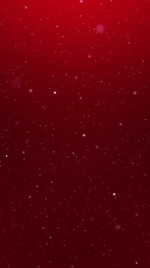 Snowfall with Red Background Loop | Stock Video | Pond5