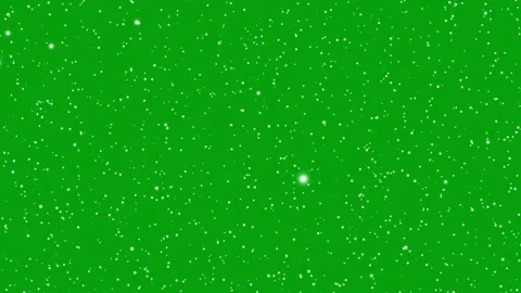 Snowfall top view with green screen back... | Stock Video | Pond5