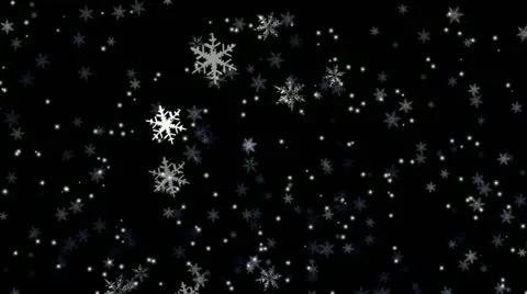 Snowflakes Alpha Stock Video Footage | Royalty Free Snowflakes Alpha ...