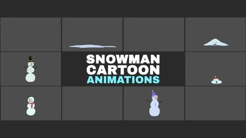 After Effects: Snowman Cartoon Animations for After Effects #296035369