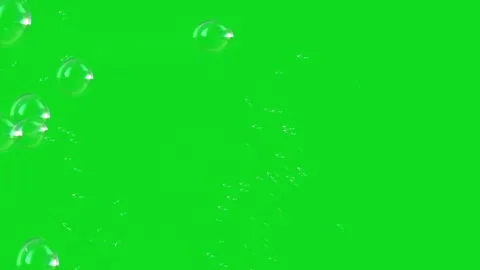 Soap Water Bubbles On Green Screen Backg... | Stock Video | Pond5