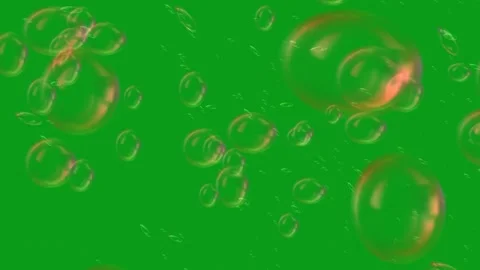 Soap Water Bubbles On Green Screen Backg... | Stock Video | Pond5