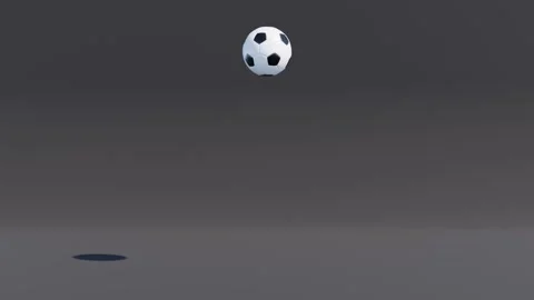 Soccer Ball jumping on a black backgroun... | Stock Video | Pond5