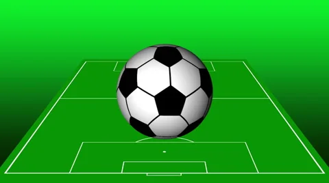 Football Field Loop Stock Video Footage | Royalty Free Football Field ...