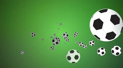 Soccer balls bouncing background - Full ... | Stock Video | Pond5