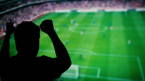 Football Fans Silhouette Stock Videos – Royalty-Free HD & 4K Videos | Pond5