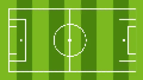 Soccer Field animation - Glitch effect. ... | Stock Video | Pond5