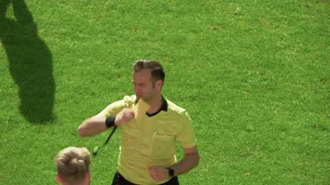 Soccer Football Championship Game Refere... | Stock Video | Pond5
