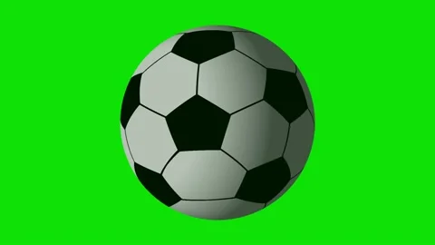 Soccer football spinning rotation 3D ani... | Stock Video | Pond5