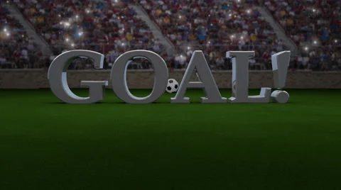 Soccer Goal Crowd Background | Stock Video | Pond5