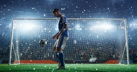 Soccer Player Stadium Stock Video Footage | Royalty Free Soccer Player ...