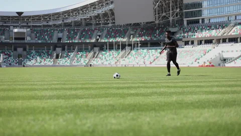 Soccer Player Stadium Stock Video Footage | Royalty Free Soccer Player ...