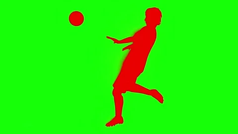 Soccer Silhouette Stock Footage ~ Royalty Free Stock Videos | Pond5