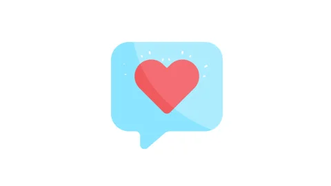 After Effects: Social media Like emoji chat bubble animation #237256747