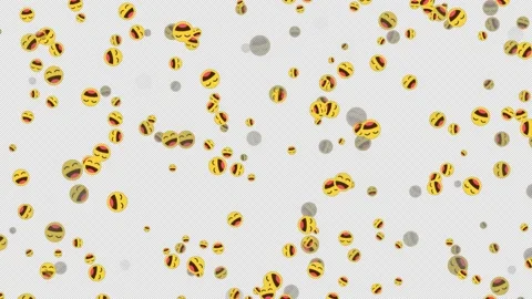 social media emoticon Laugh reaction ico... | Stock Video | Pond5