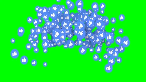 Facebook Symbol Stock Footage ~ Royalty Free Stock Videos | Pond5