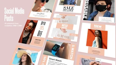 Social Media Posts v1 ~ After Effects Project #236108564