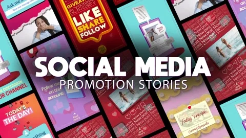 Social Media Promotion Stories ~ After Effects #245554677
