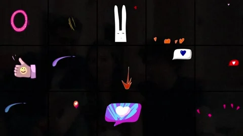 After Effects: Social Media Stickers for After Effects #178943197