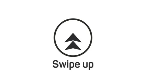 Social media swipe up arrows motion grap... | Stock Video | Pond5