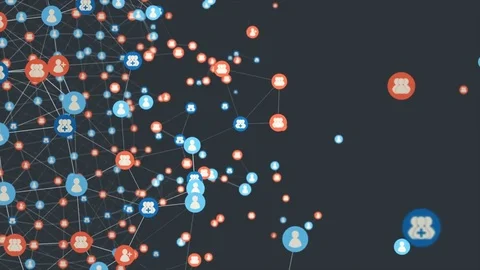 Social Network Loopable Animation Concep... | Stock Video | Pond5