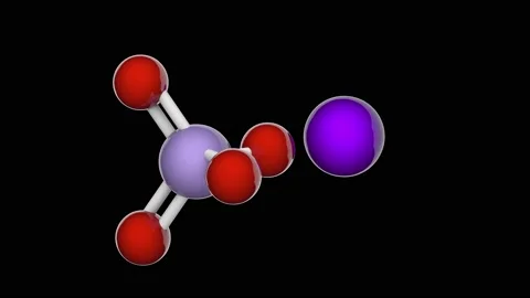 Sodium permanganate (NaMnO4). Seamless l... | Stock Video | Pond5