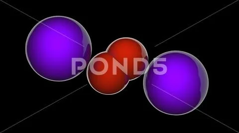 Sodium peroxide, formula Na2O2. Isolated on black background. ~ Clip ...