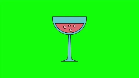 soft drink green screen animation. chrom... | Stock Video | Pond5