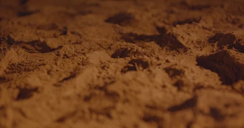 Soft sand texture. Close up shot open ap... | Stock Video | Pond5