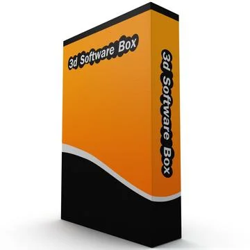 Software Box ~ 3D Model ~ Download #91532050 | Pond5