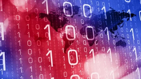 Software development binary code animati... | Stock Video | Pond5