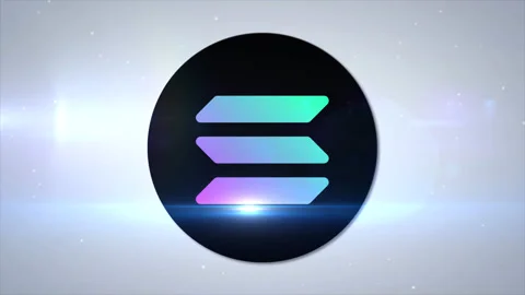 Solana SOL Cryptocurrency Logo Coin 3d A... | Stock Video | Pond5
