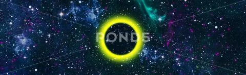 Solar eclipse high definition star field background . Starry outer ...