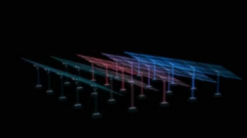 Solar Panel Concept. Seamless loop 4k 60... | Stock Video | Pond5