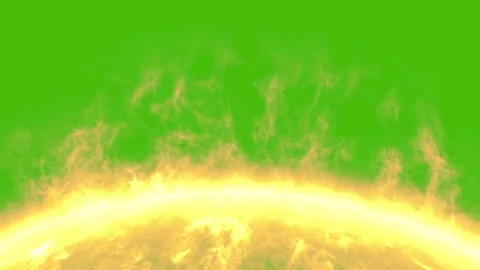 Solar sun animation with fire isolated o... | Stock Video | Pond5