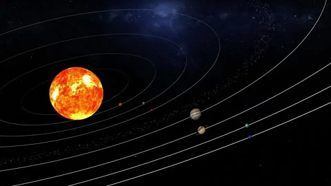 Solar System Animation | Stock Video | Pond5