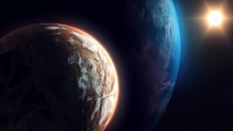 Solar System, Planets. Galactic Discover... | Stock Video | Pond5