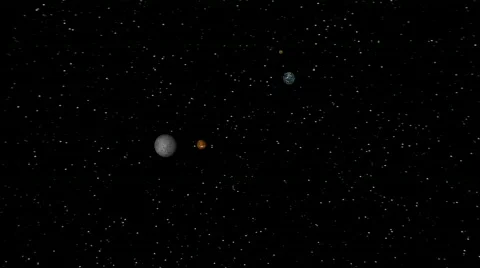 Solar System Tour | Stock Video | Pond5
