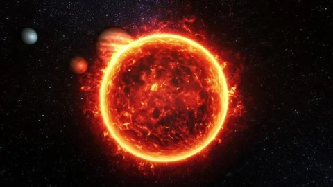 The Solar System - with & without Orbits | Stock Video | Pond5