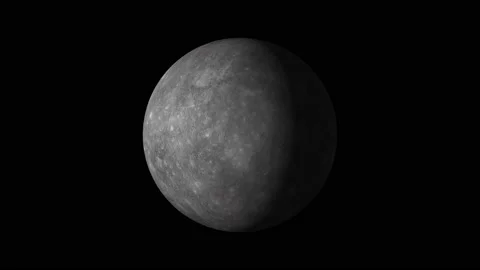 Solar system's planet of Mercury animati... | Stock Video | Pond5